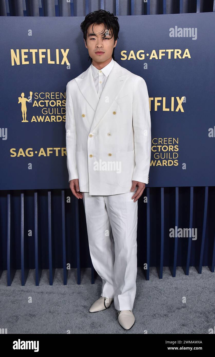 Los Angeles, USA. 24th Feb, 2024. Dallas Liu arriving to the 30th ...