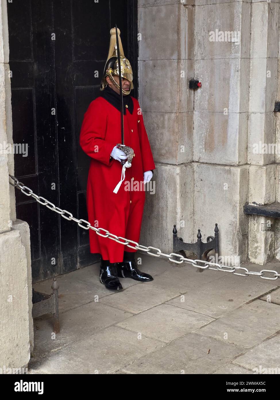 Soldiers of the King's Lifeguard at the Changing of the Guard in their ...
