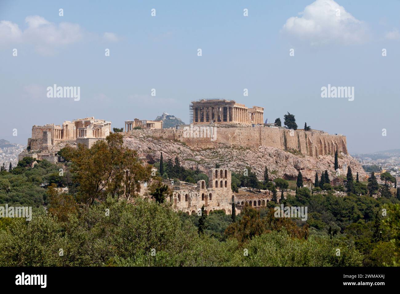 The Acropolis of Athens is an ancient citadel located on a rocky ...