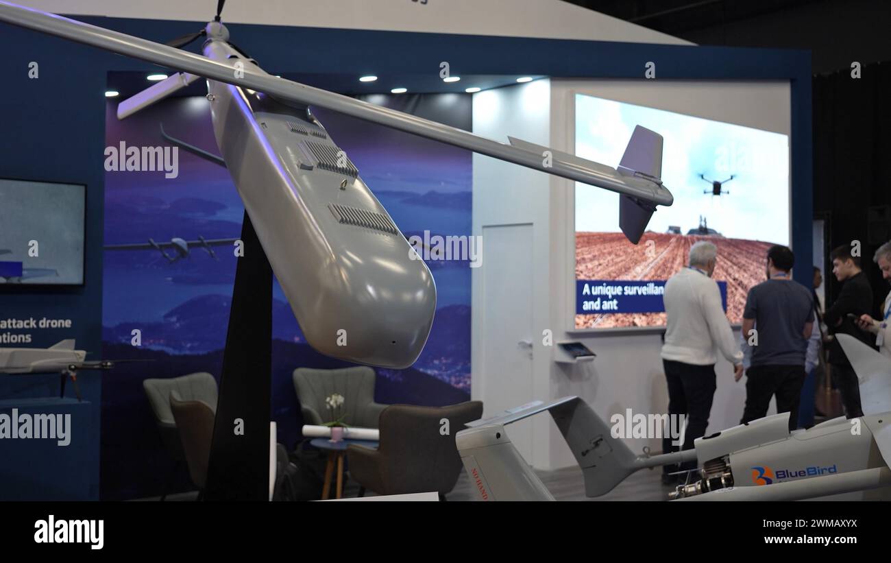 A multi-purpose tactical loitering munition drone named Mini HARPY on ...