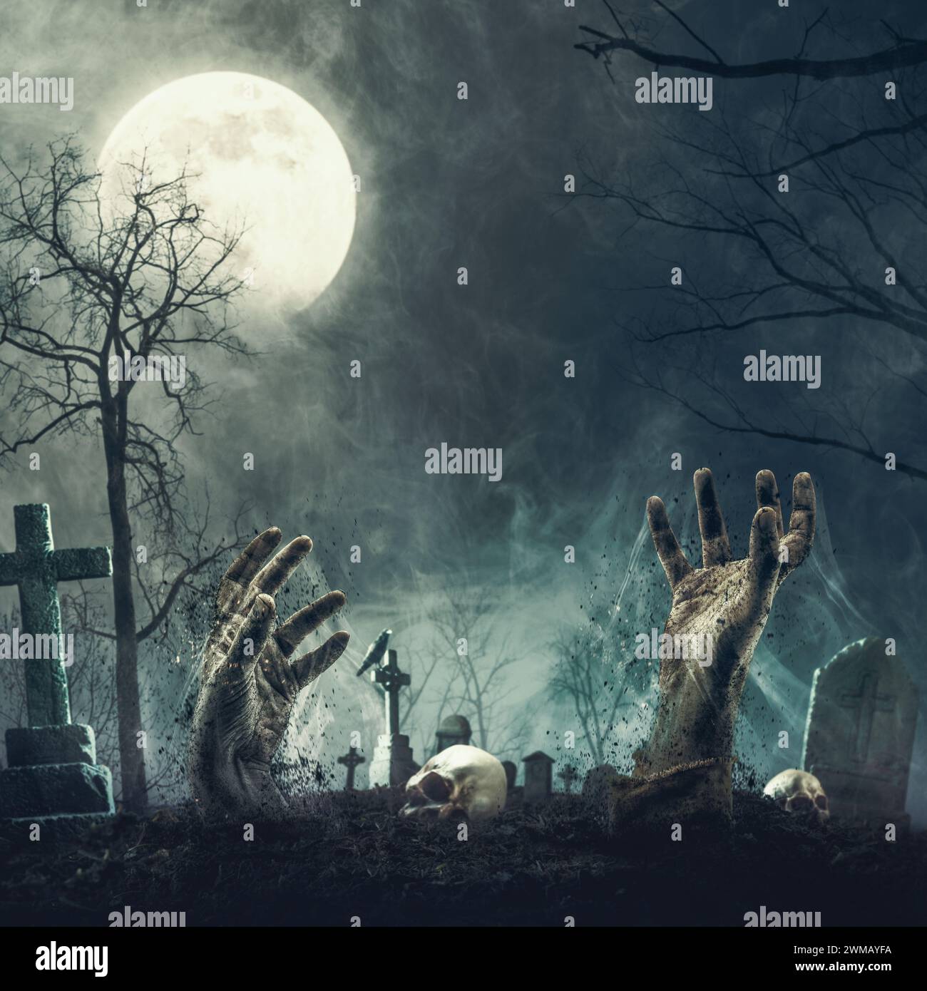 Dead rising from graves hi-res stock photography and images - Alamy