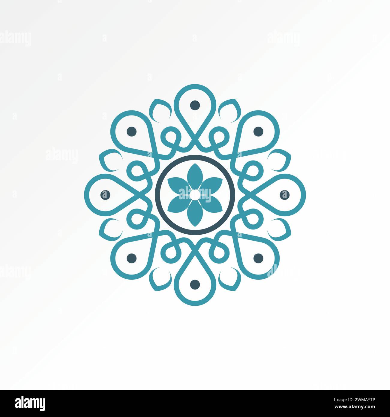 Logo design graphic concept creative premium abstract vector stock sign ...