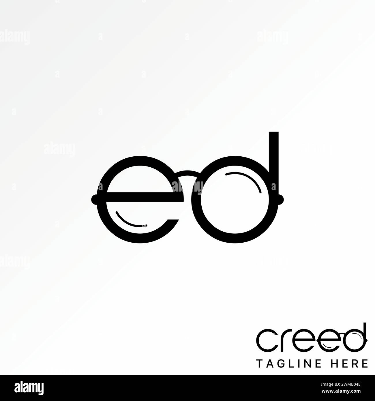 Logo design graphic concept creative premium vector stock sign letter ...