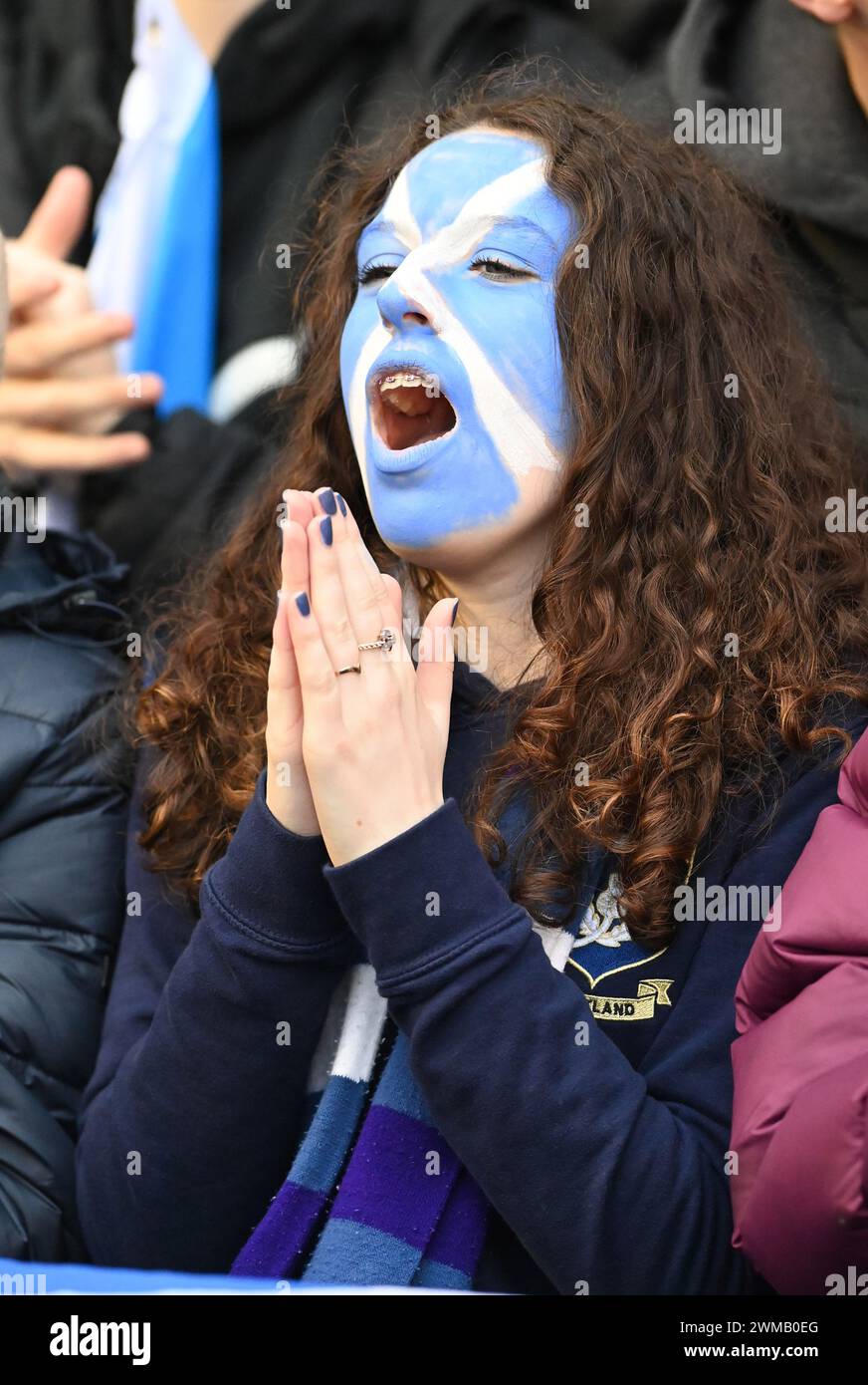Scottish fan hi-res stock photography and images - Alamy