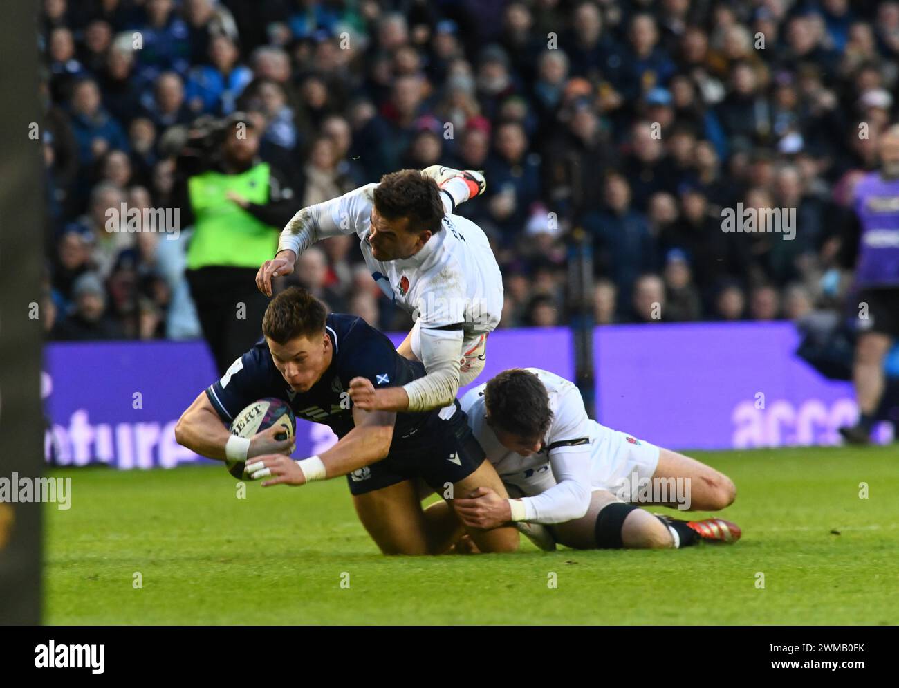Scottish Gas Murrayfield Stadium. Edinburgh, UK. 24th Feb, 2024. UK.The ...