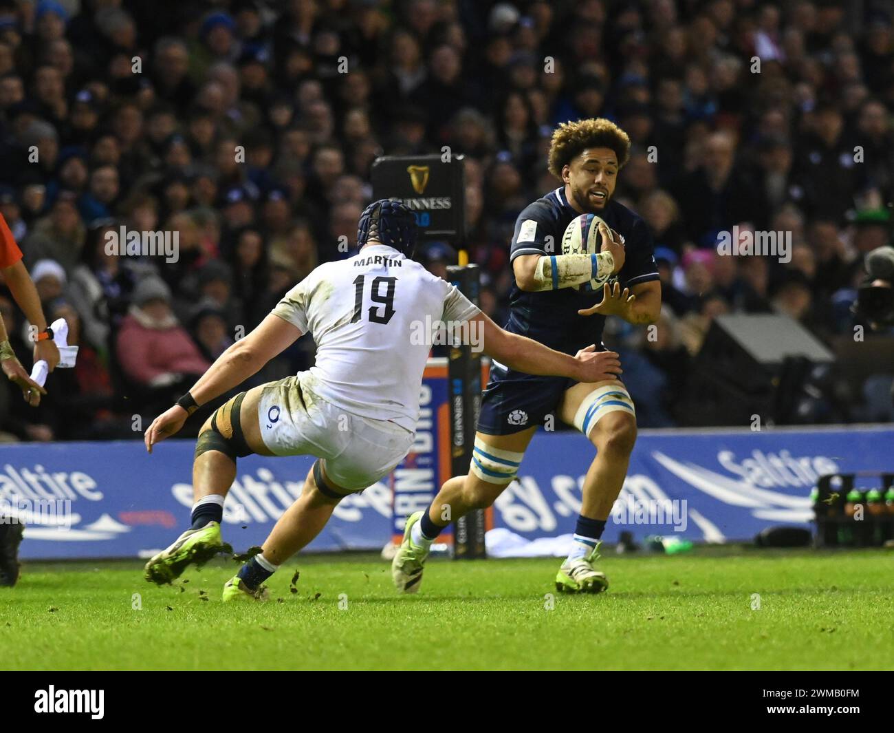 Scottish Gas Murrayfield Stadium. Edinburgh, UK. 24th Feb, 2024. UK.The ...