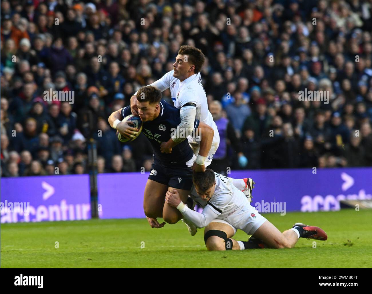 Scottish Gas Murrayfield Stadium. Edinburgh, UK. 24th Feb, 2024. UK.The ...