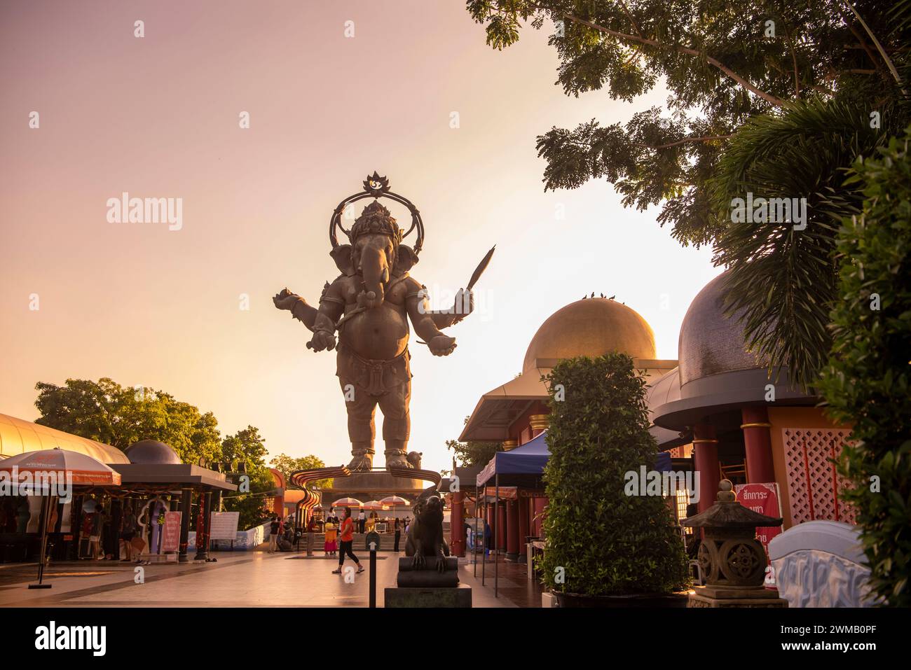 Khlong Khuean Shri Ganesh International Park near city Mueang Chachoengsao City in Province of ...