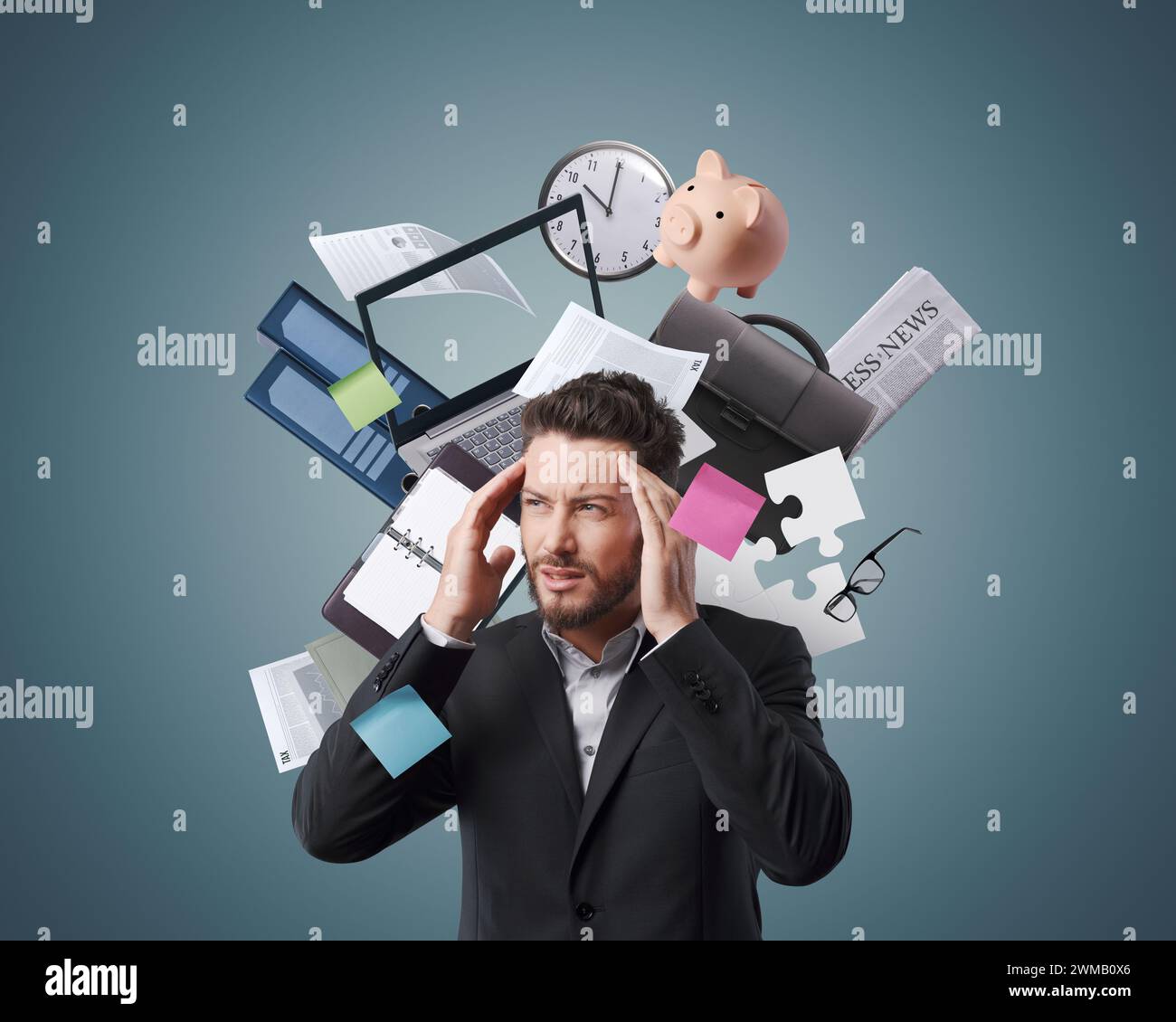 Overthinking concept hi-res stock photography and images - Alamy