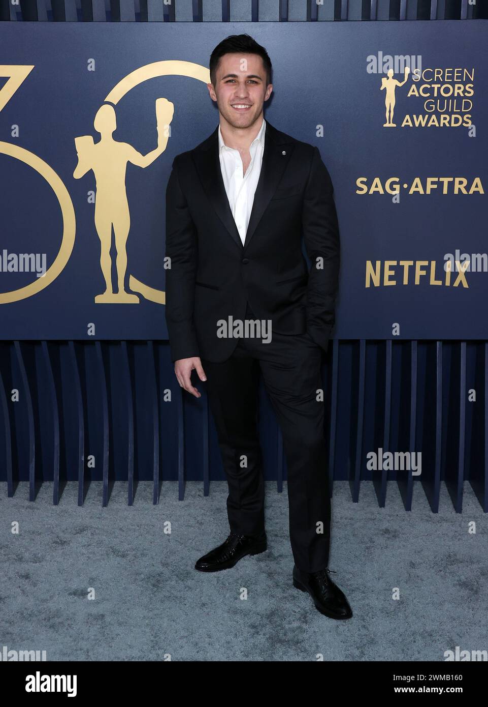 LOS ANGELES, CALIFORNIA, USA - FEBRUARY 24: Chris Olsen arrives at the ...