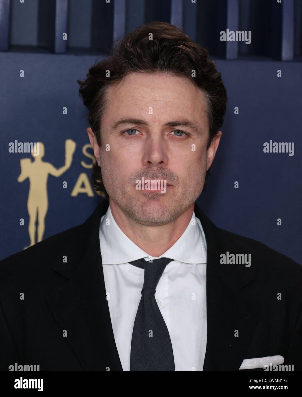 LOS ANGELES, CALIFORNIA, USA - FEBRUARY 24: Casey Affleck arrives at ...