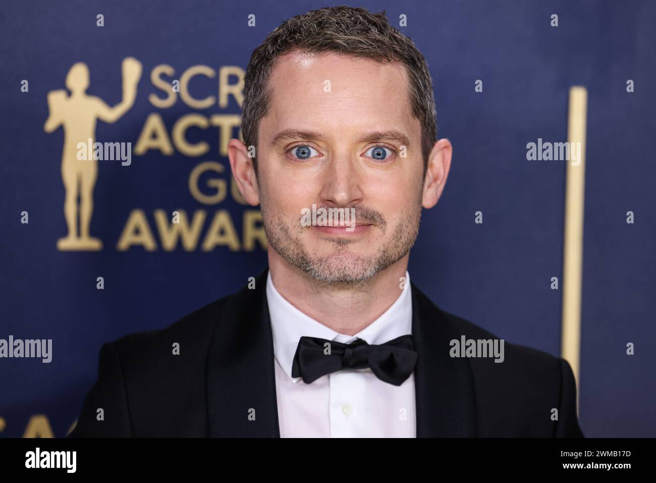 LOS ANGELES, CALIFORNIA, USA - FEBRUARY 24: Elijah Wood arrives at the ...