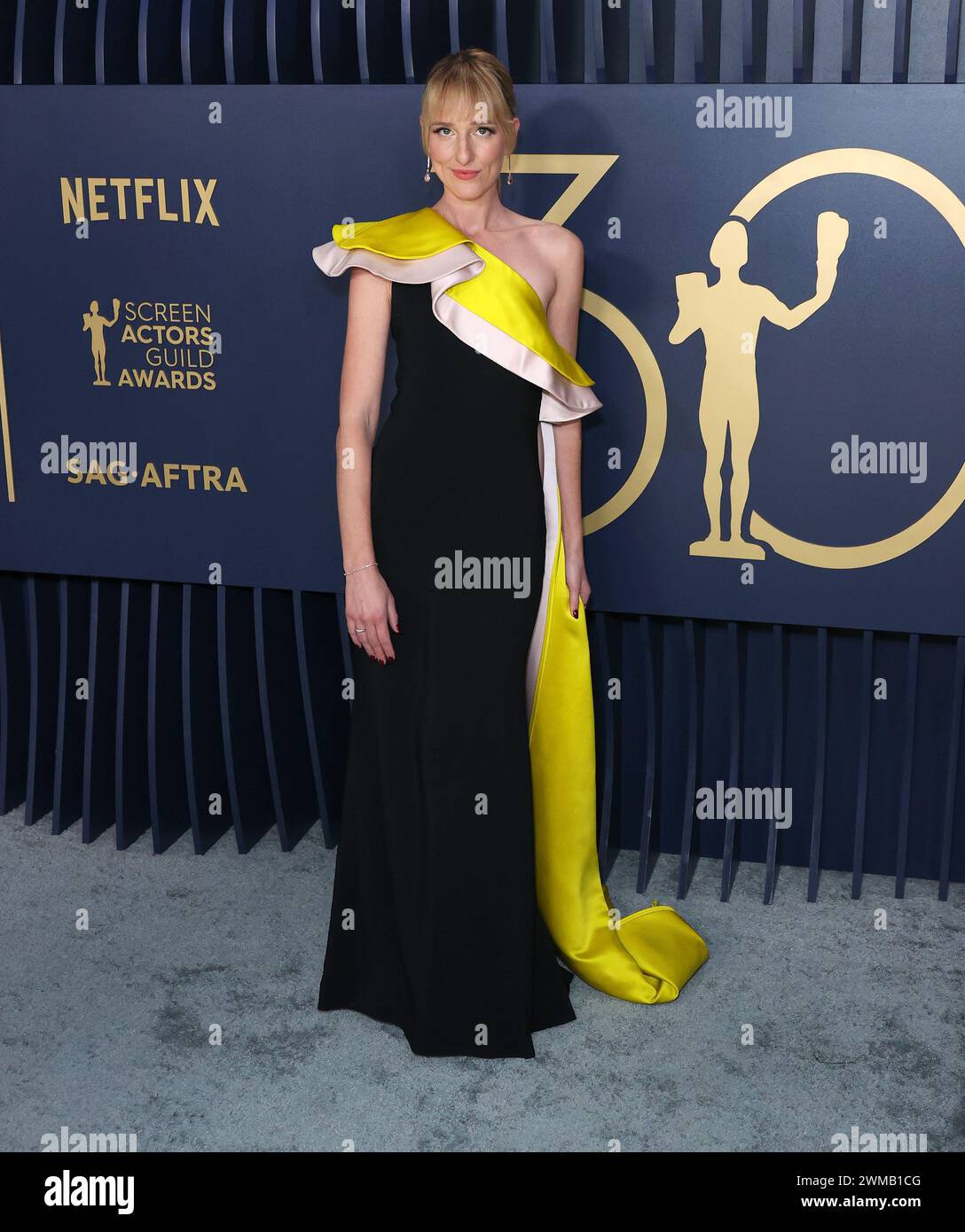 LOS ANGELES, CALIFORNIA, USA - FEBRUARY 24: Hannah Leder arrives at the ...