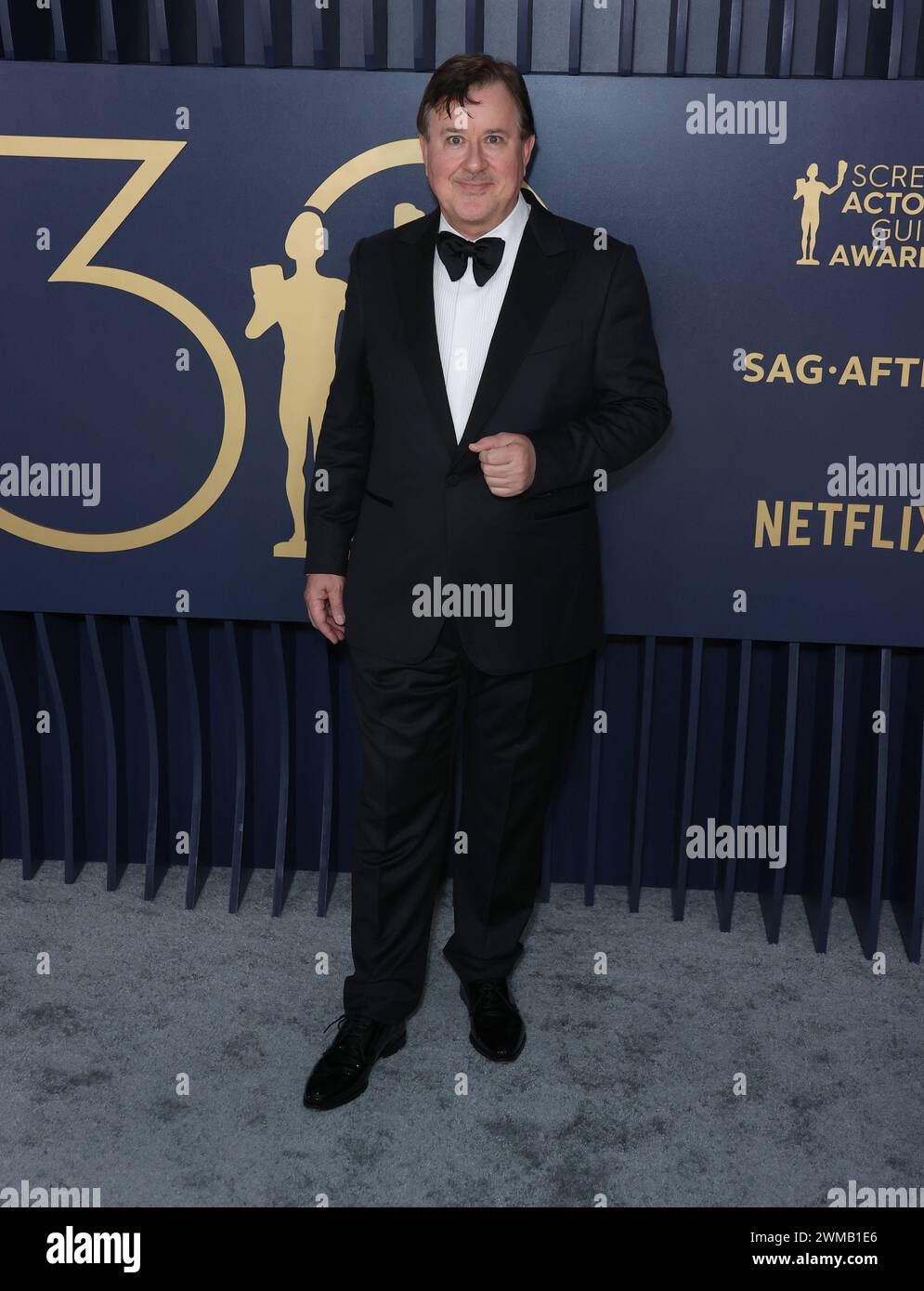 LOS ANGELES, CALIFORNIA, USA - FEBRUARY 24: Jeremy Swift arrives at the ...