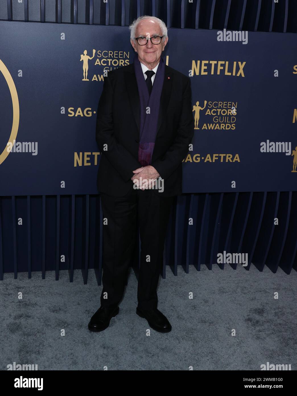 LOS ANGELES, CALIFORNIA, USA - FEBRUARY 24: Jonathan Pryce arrives at ...