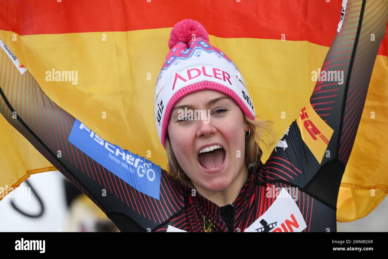 Winterberg, Germany. 25th Feb, 2024. Bobsleigh: World Championships ...