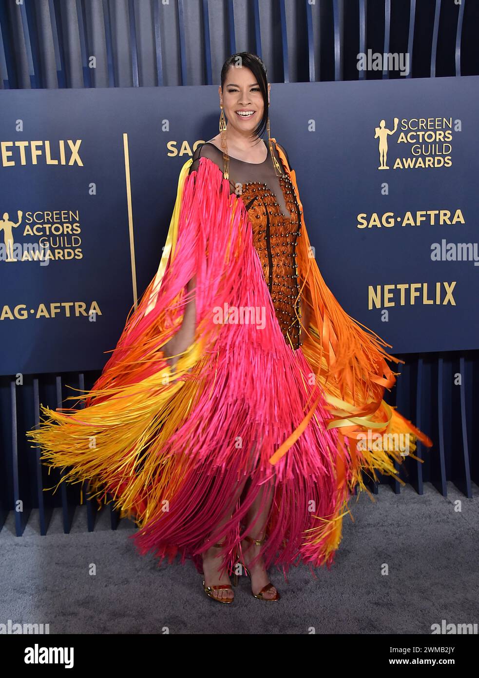 Los Angeles, USA. 24th Feb, 2024. Cara Jade Myers arriving to the 30th ...