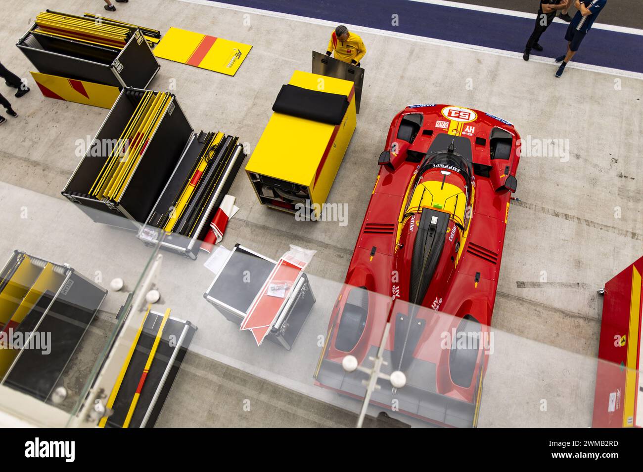 Ferrari 499P #51, illustration during the Prologue of the 2024 FIA ...