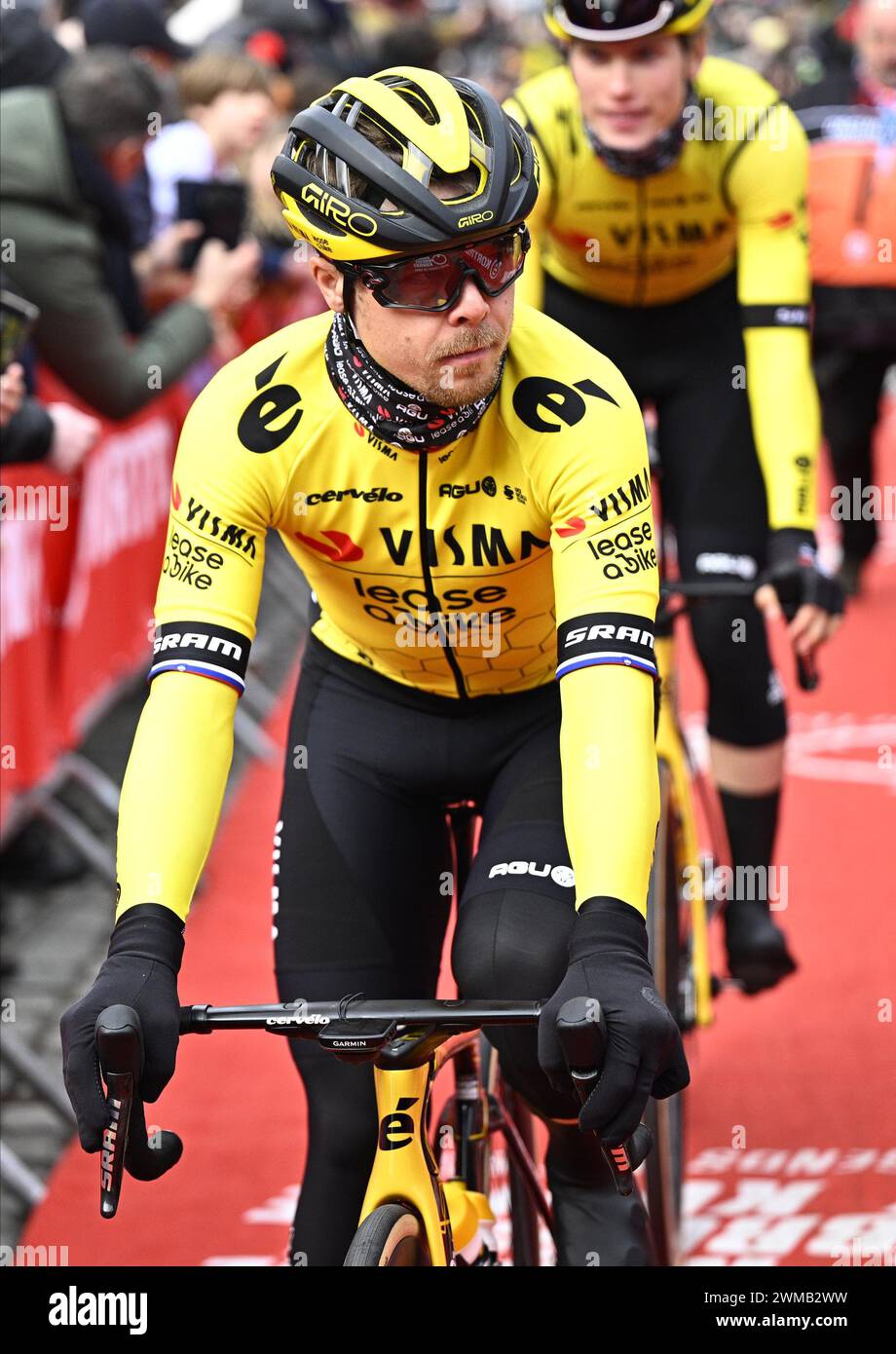 Slovenian Jan Tratnik of Team Visma-Lease a Bike pictured at the start ...