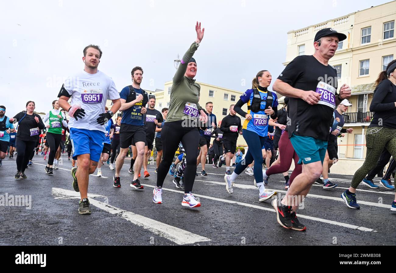 Brighton half marathon 2024 hi-res stock photography and images - Alamy