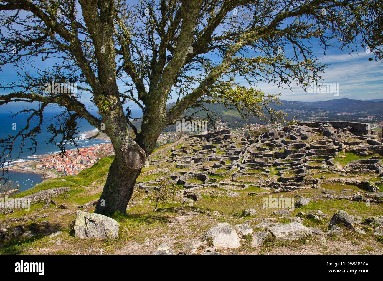 Celtic village, Santa Tecla mountain, Castro of Santa Trega, A Guarda ...