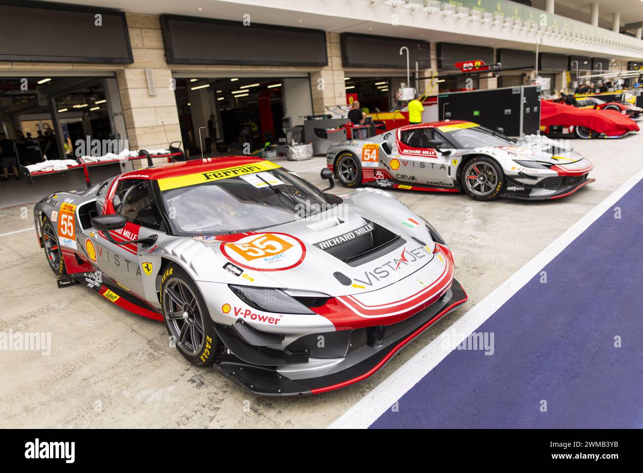 Vista AF Corse, Ferrari 296 GT3 #55 during the Prologue of the 2024 FIA World Endurance ...