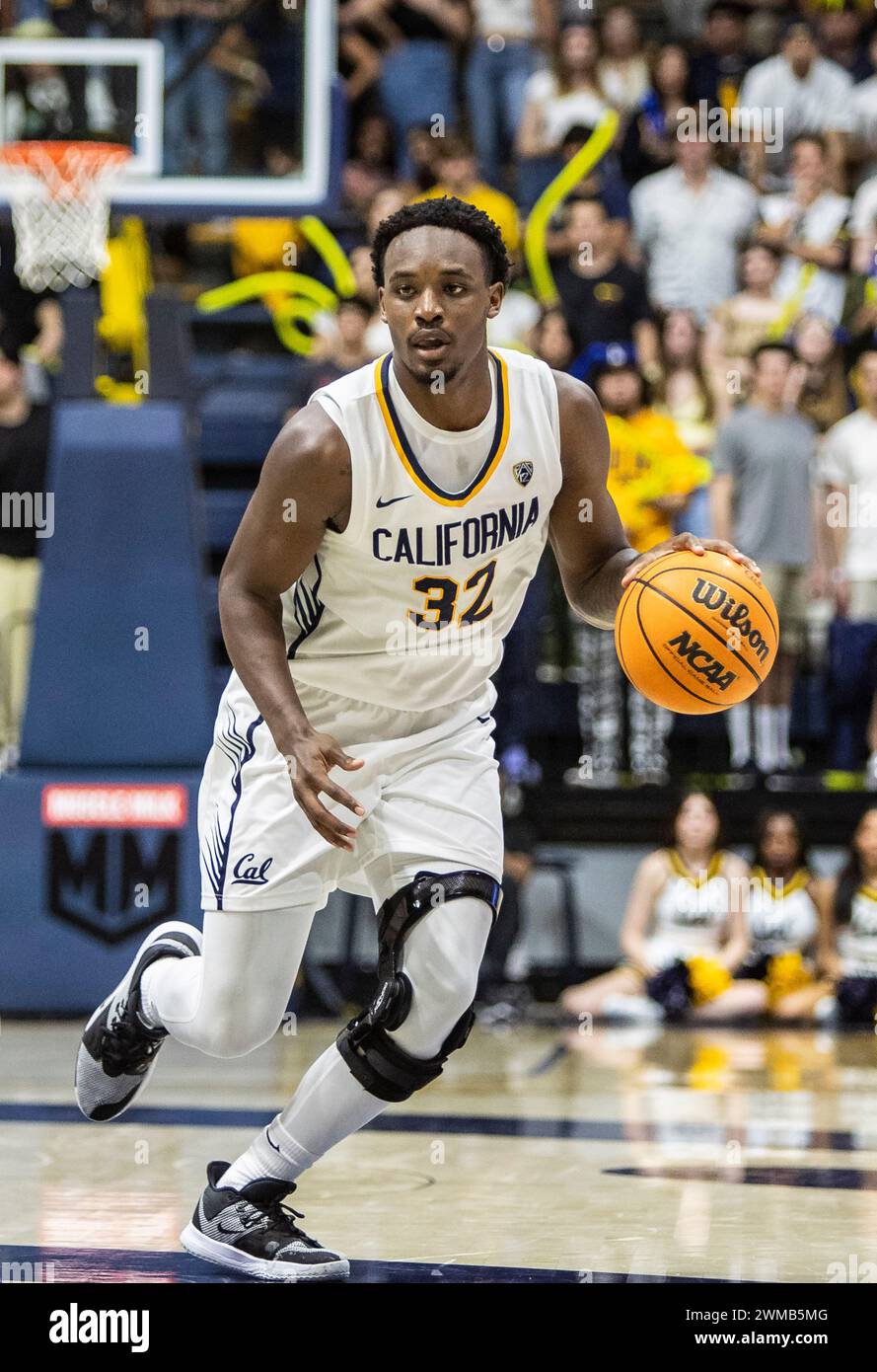 Haas Pavilion Berkeley Calif, USA. 24th Feb, 2023. CA U.S.A. California ...