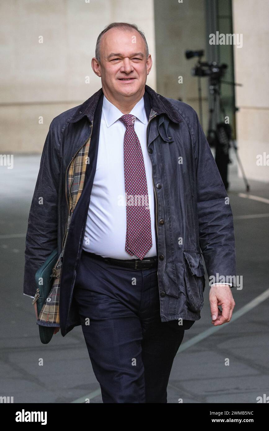 London, UK, 25th 2024. Ed Davey, Sir Edward Davey, Leader of the ...