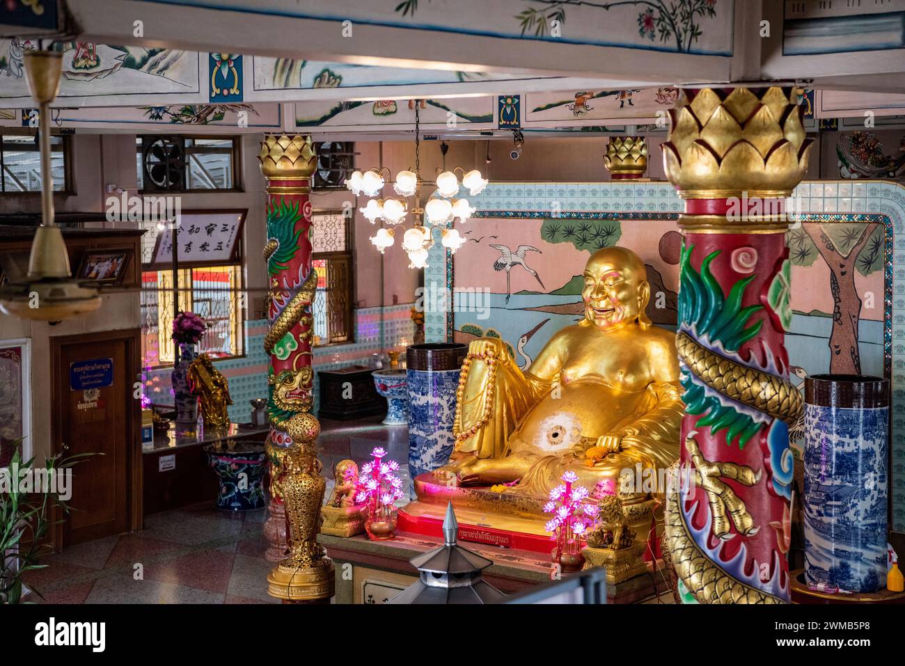 the Luang Pho Sothon Shrine in city Mueang Chachoengsao City in ...