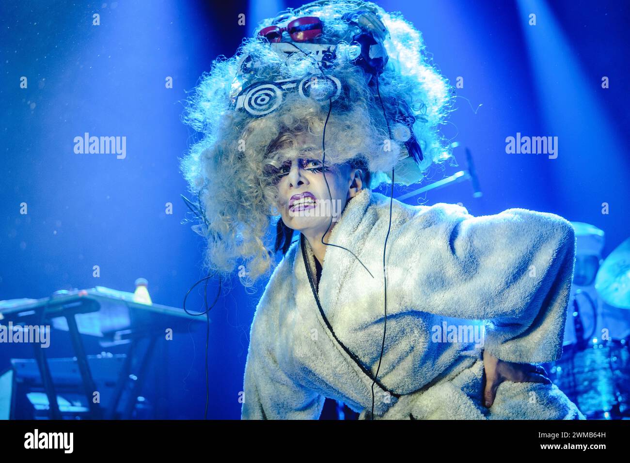 Bern, Switzerland. 23rd, February 2024. The Swiss band Bonaparte ...