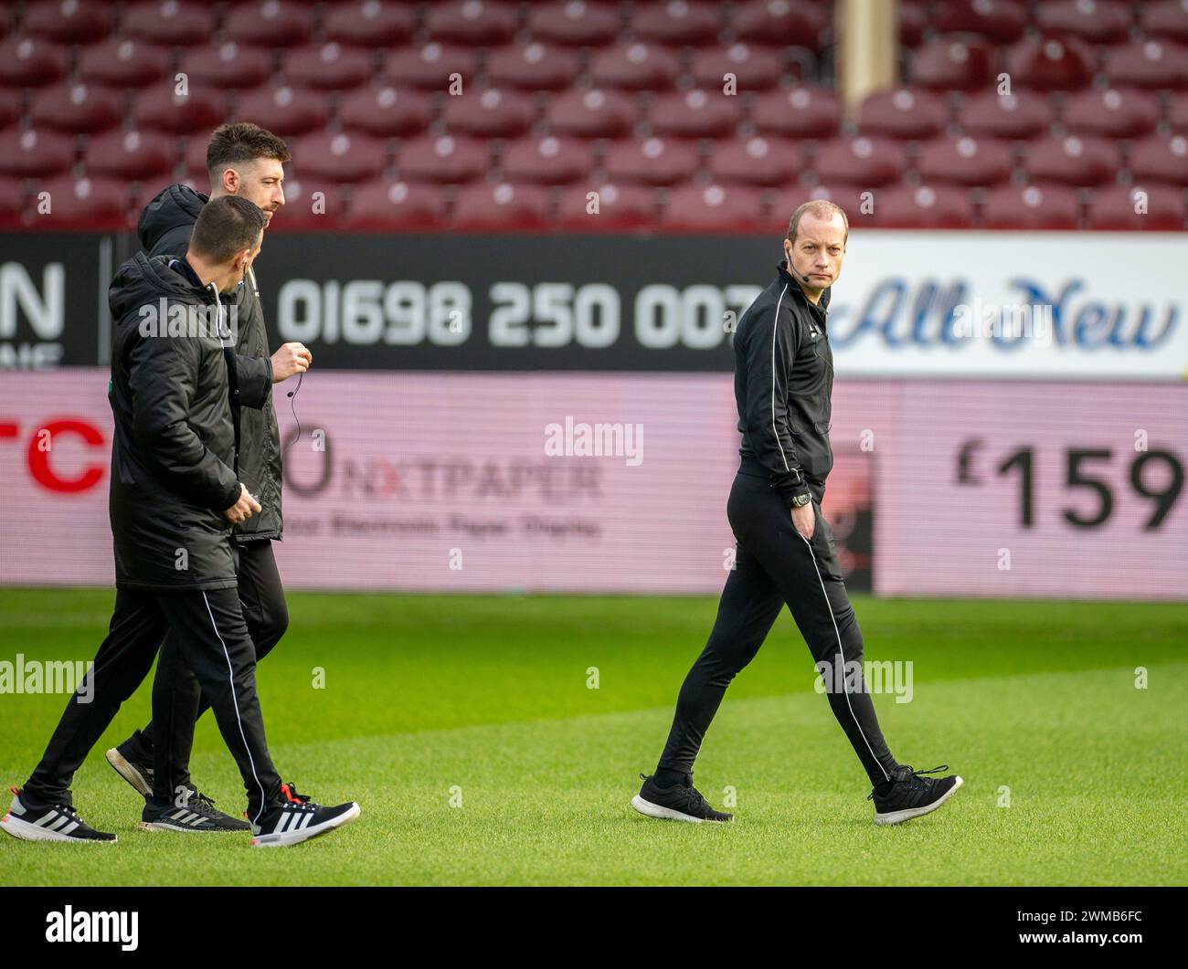Fir Park, Motherwell, UK. 25th Feb, 2024. Scottish Premiership Football ...