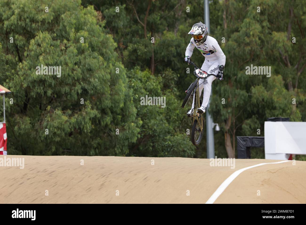 Brisbane, Australia. 25th February 2024. Kamren Larsen (210 Australia ...