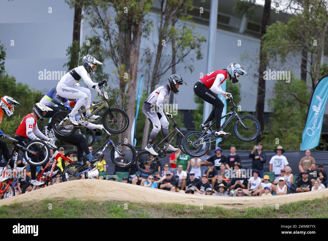 Brisbane, Australia. 25th February 2024. Action during the semi final ...