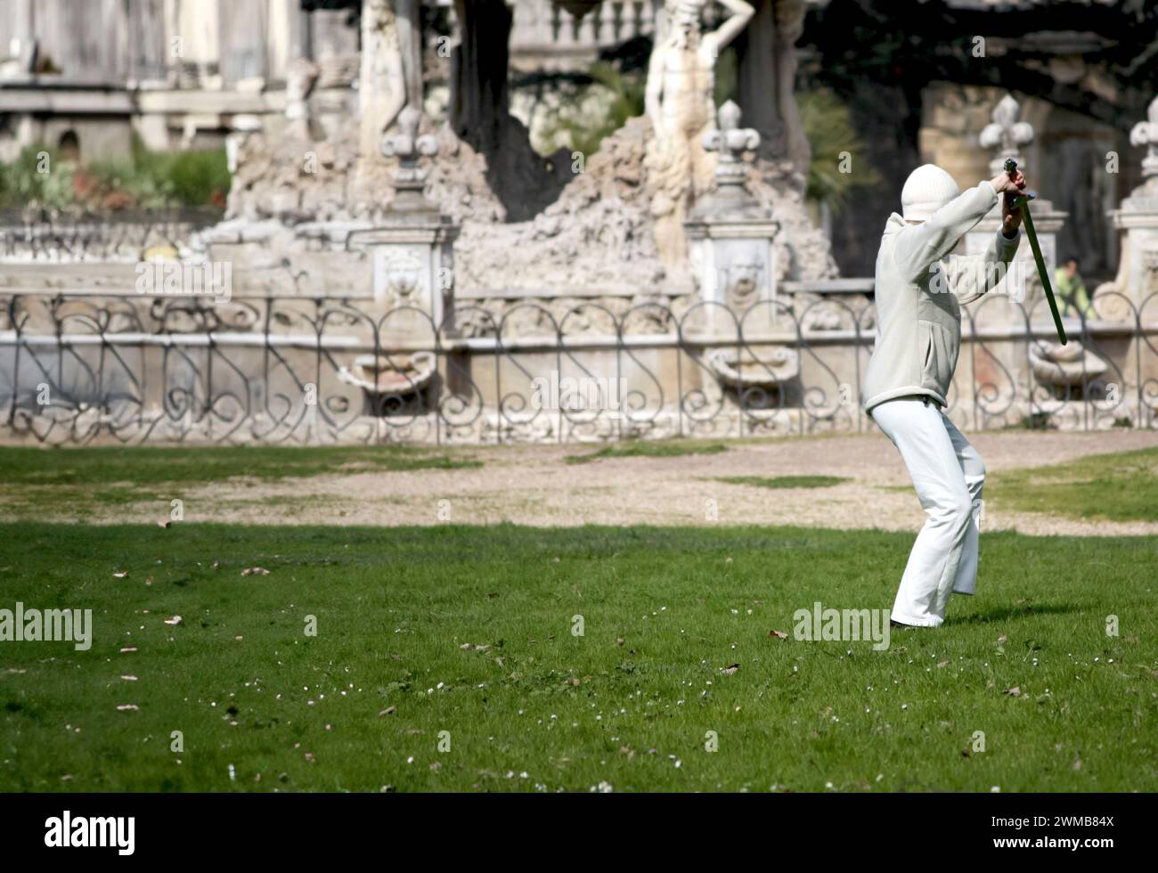 Martial artist pose art hi-res stock photography and images - Alamy