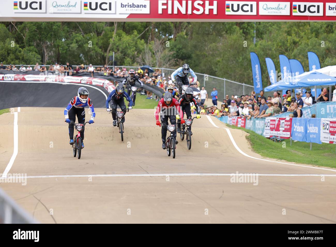 Brisbane, Australia. 25th February 2024. Oliver Moran wins Round 4 of ...