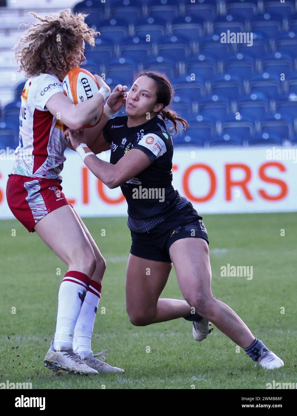 Exeter, Devon, UK. 24th Feb, 2024. Allianz Premiership Women's Rugby ...