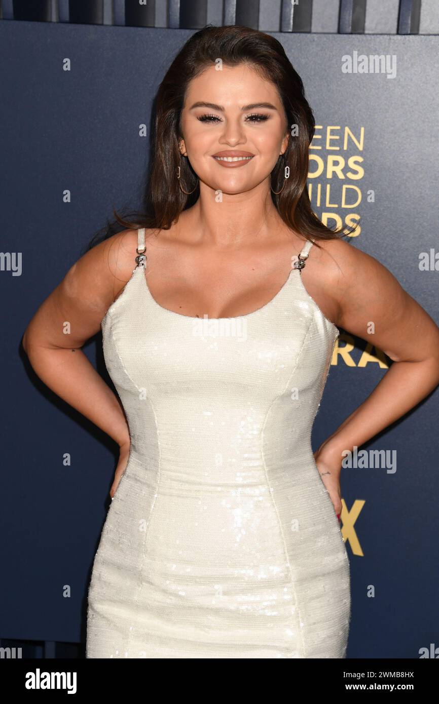 Los Angeles, Ca. 24th Feb, 2024. Selena Gomez at the 2024 Screen Actors ...