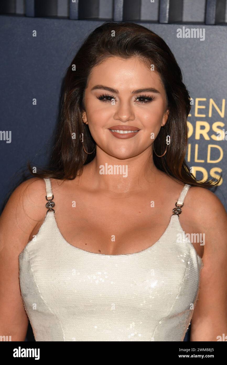 Los Angeles, Ca. 24th Feb, 2024. Selena Gomez at the 2024 Screen Actors ...