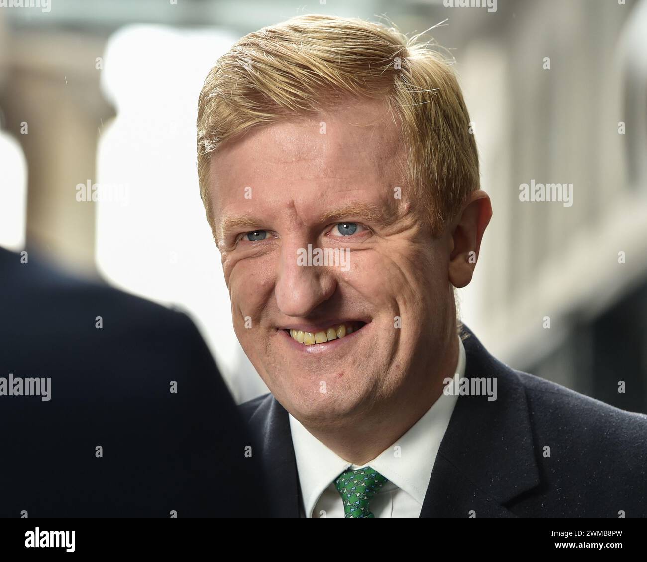 London, UK, 25th Feb 2024. Deputy Prime Minister Oliver Dowden, is ...