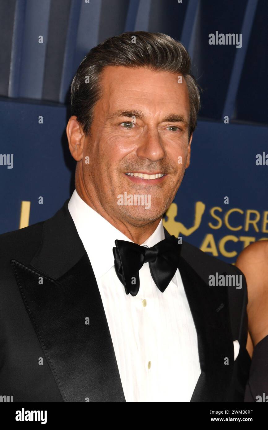 Los Angeles, Ca. 24th Feb, 2024. Jon Hamm at the 2024 Screen Actors ...