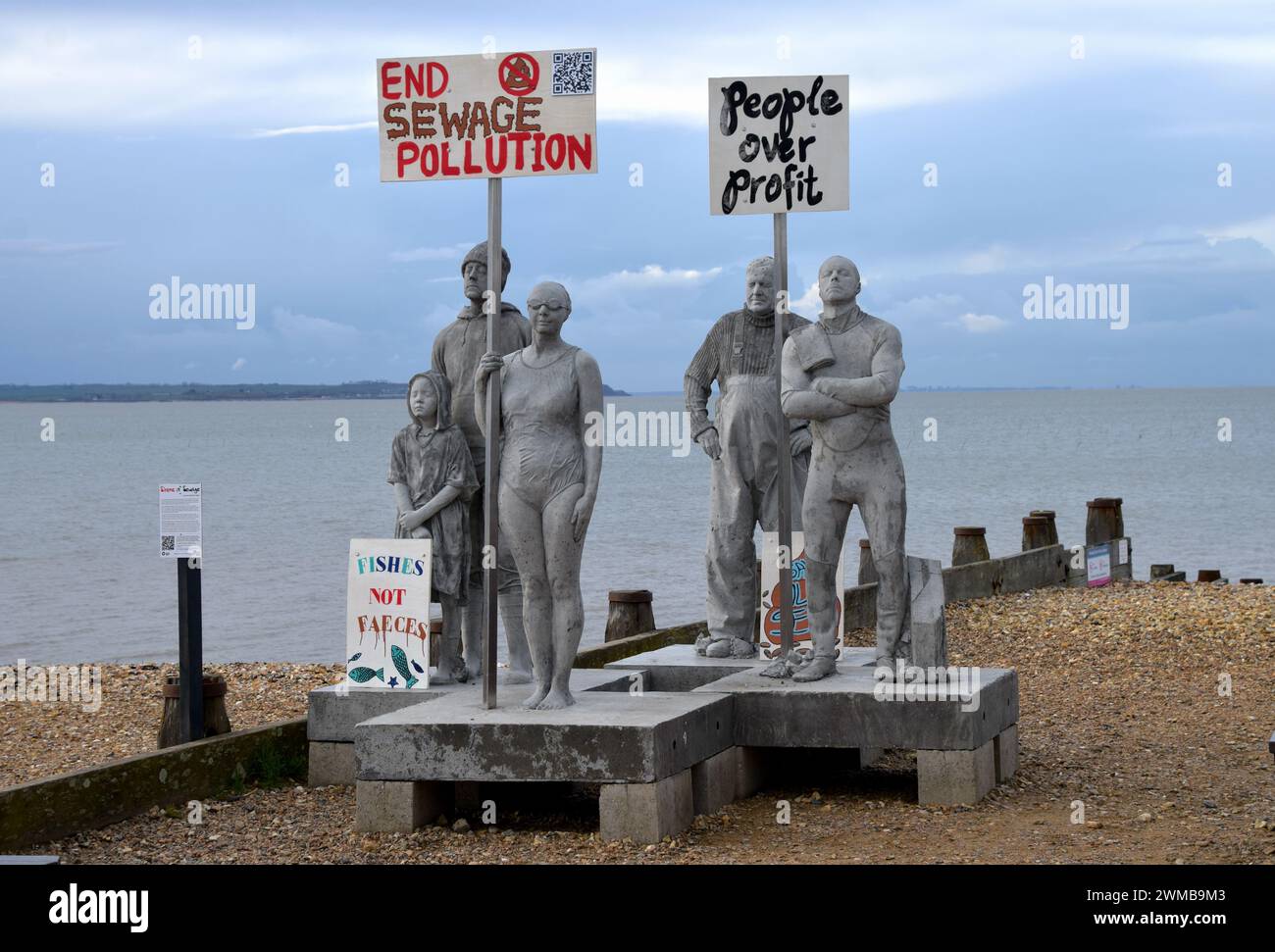 Image shows an art installation titled ’Sirens of Sewage’ by Jason ...