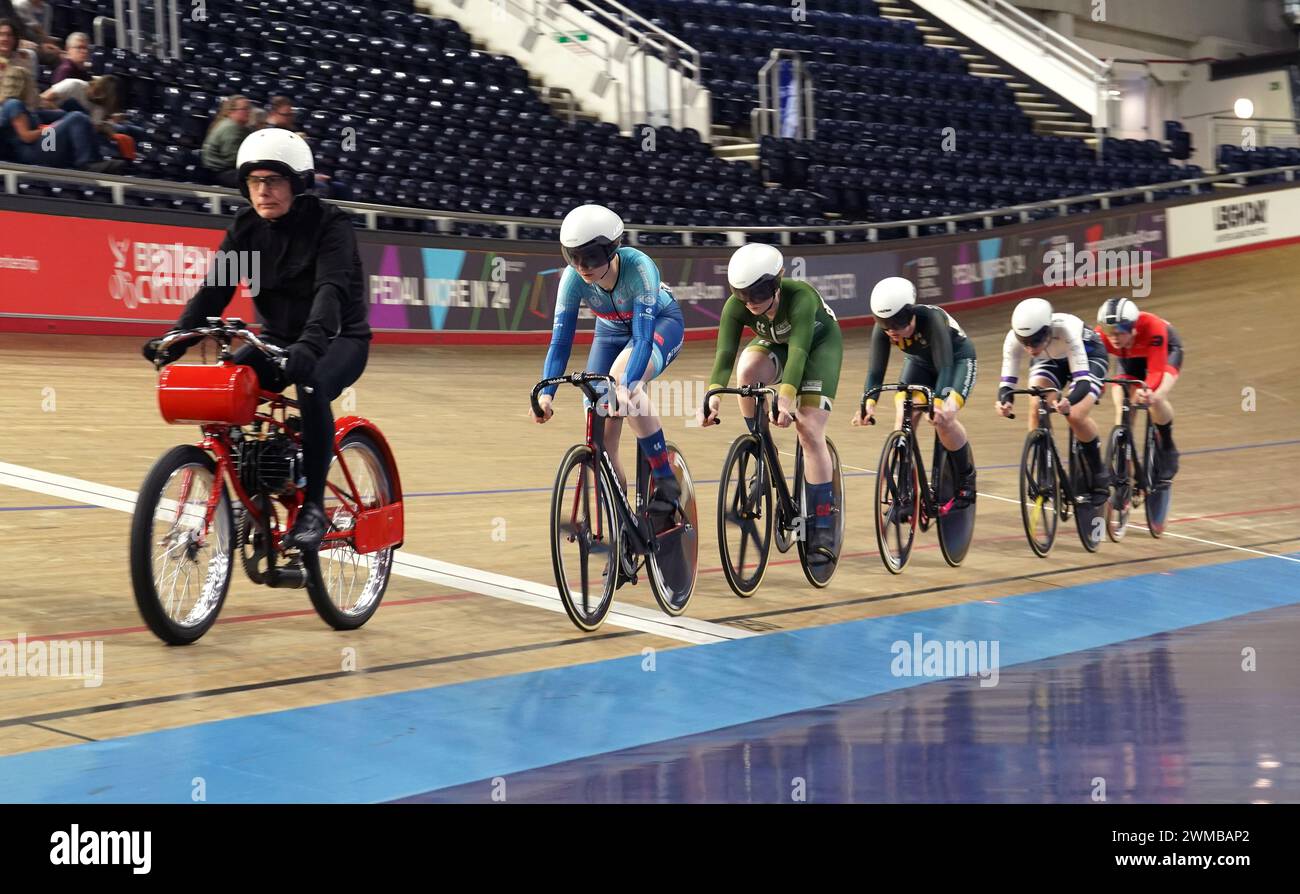 Velo Club Lincoln's Georgette Rand (second left) wins the Women's ...
