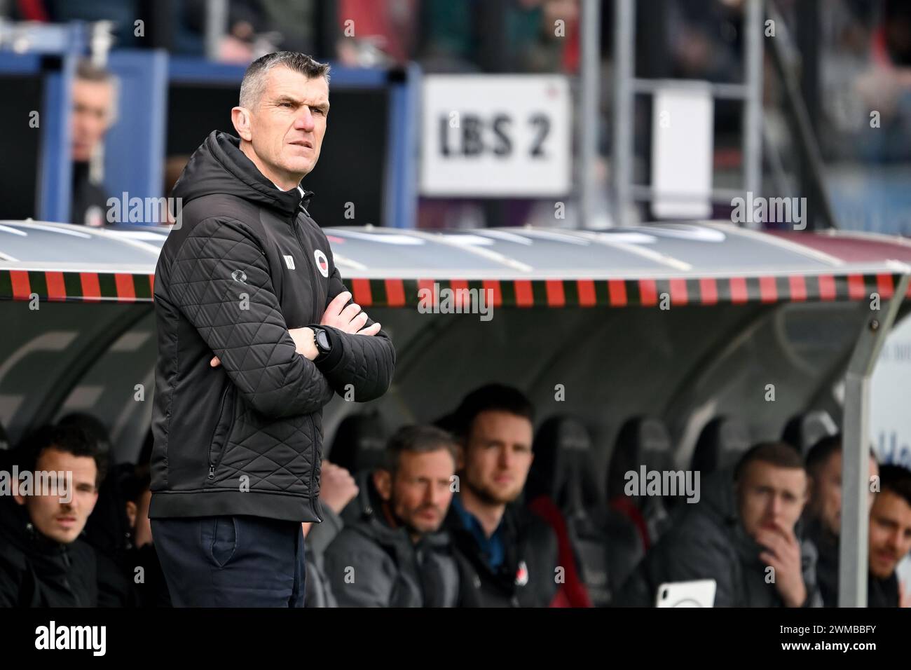 ROTTERDAM - sbv Excelsior coach Marinus Dijkhuizen during the Dutch ...
