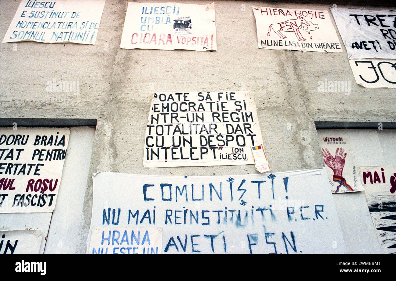 Brasov,, Romania, April 1990. Following the anti-communist revolution ...