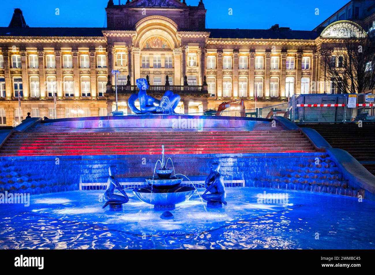 The iconic river water fountain in Victoria Square also known as the ...