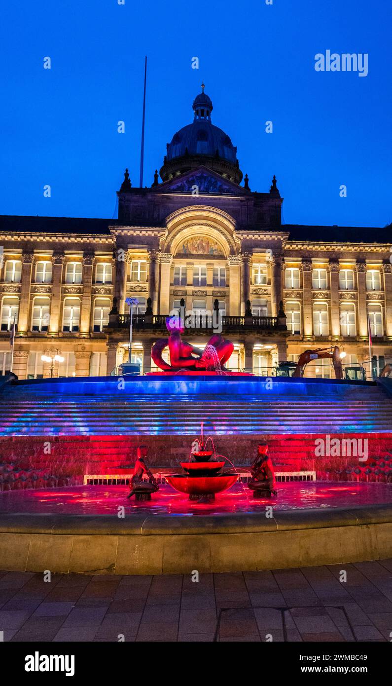The iconic river water fountain in Victoria Square also known as the ...