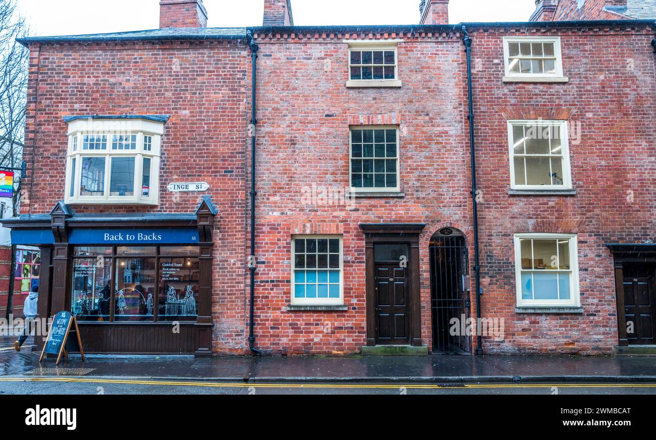 The remaining Back to Back 19th century housing in the city of ...