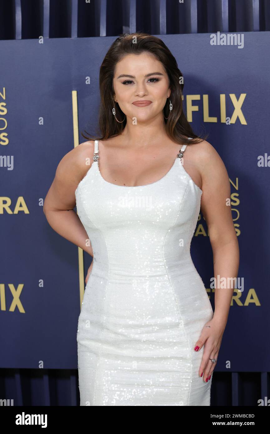 Los Angeles, Ca. 24th Feb, 2024. Selena Gomez at the 2024 Screen Actors ...