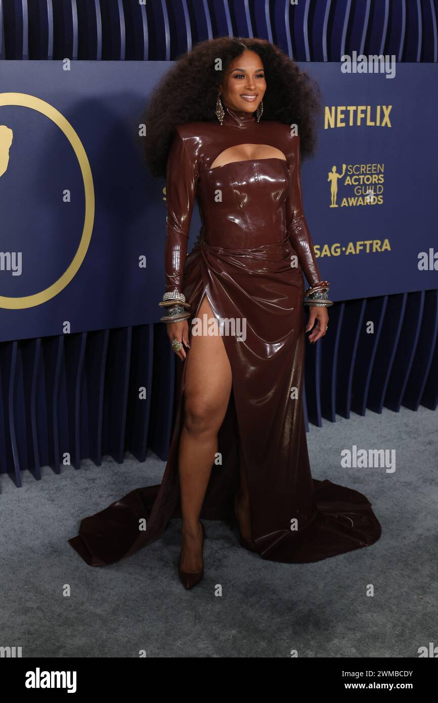 Los Angeles, Ca. 24th Feb, 2024. Ciara at the 2024 Screen Actors Guild ...