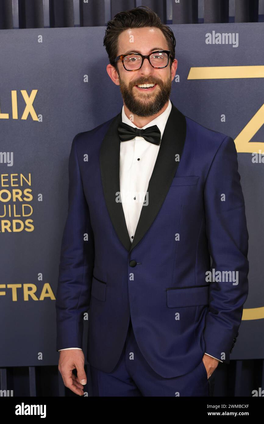 Los Angeles, Ca. 24th Feb, 2024. Adam Rose at the 2024 Screen Actors ...